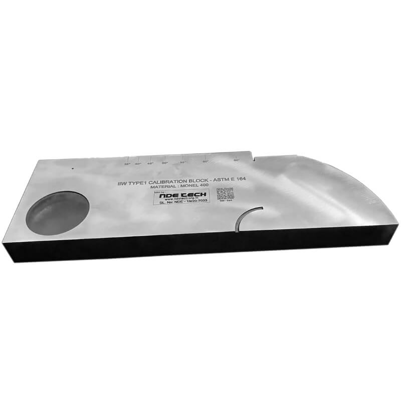 Iiw Type 1 Calibration Block Aluminum Metric Version V1 Calibration Block
